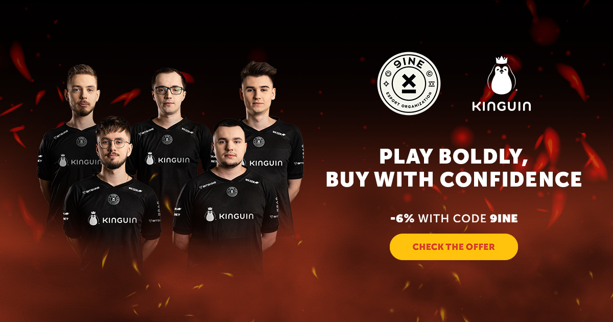 9INE x KINGUIN | Great prices for CS:GO gift cards & top-ups